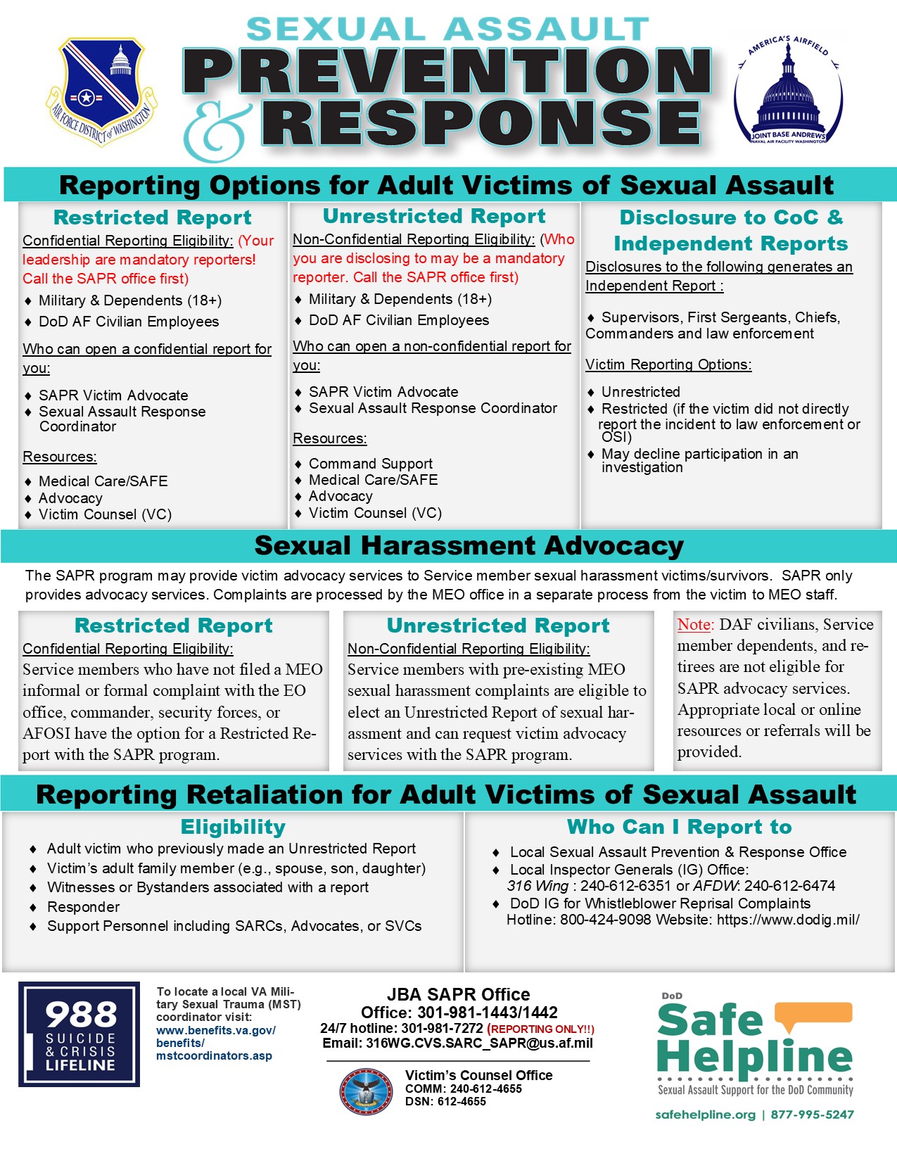 Sexual Assault Prevention & Response